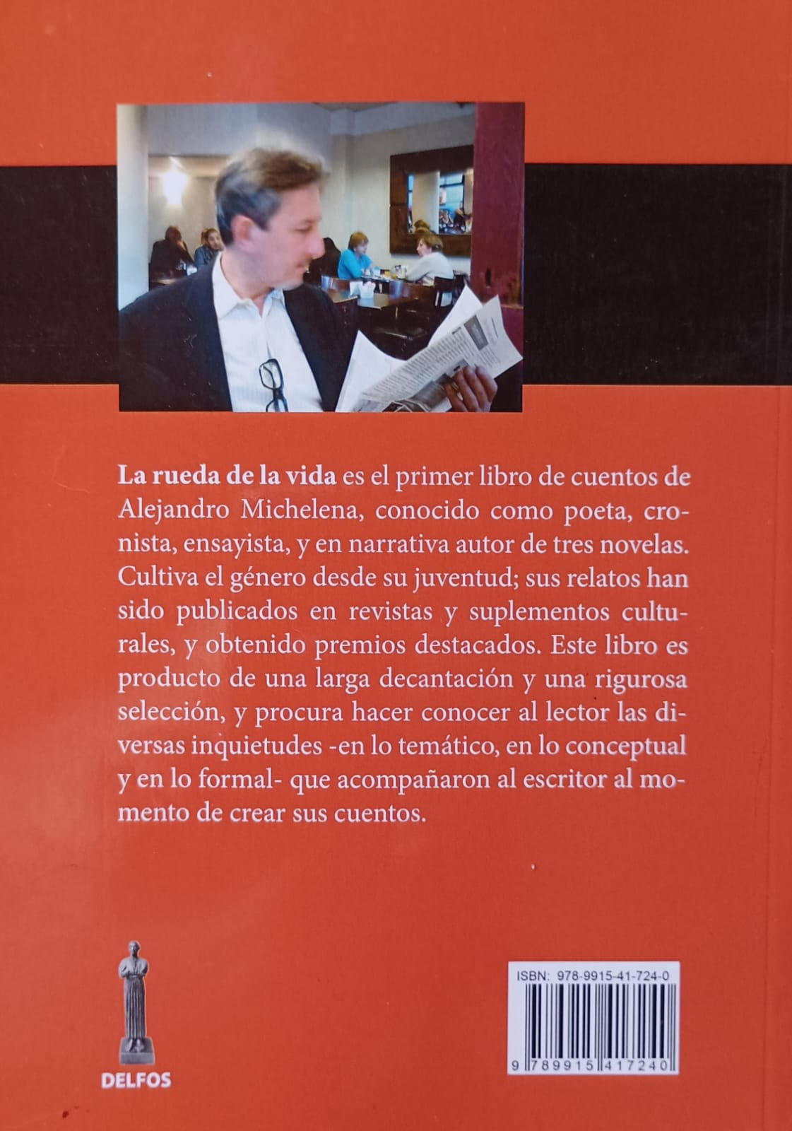 Libro "La rueda de la vida" , primero de cuentos de Alejandro Michelena, en el inicio de una ...